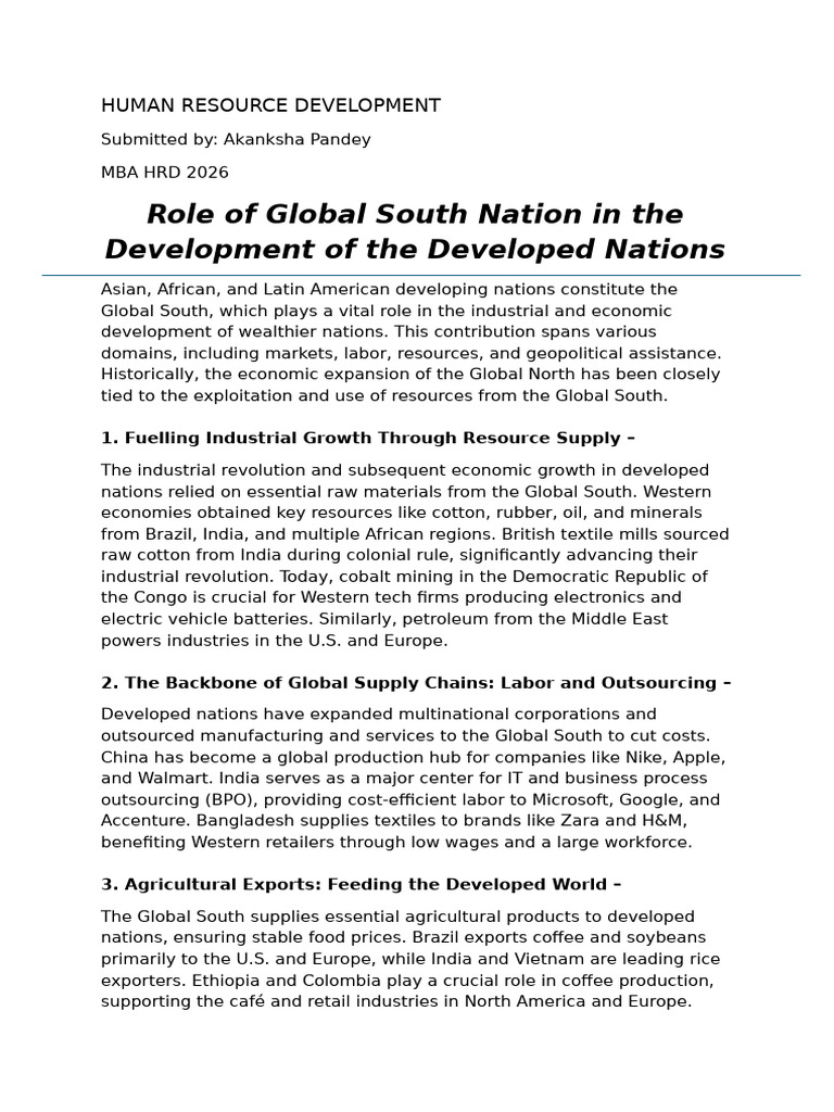 Human Resource Development | PDF | Outsourcing | The United States