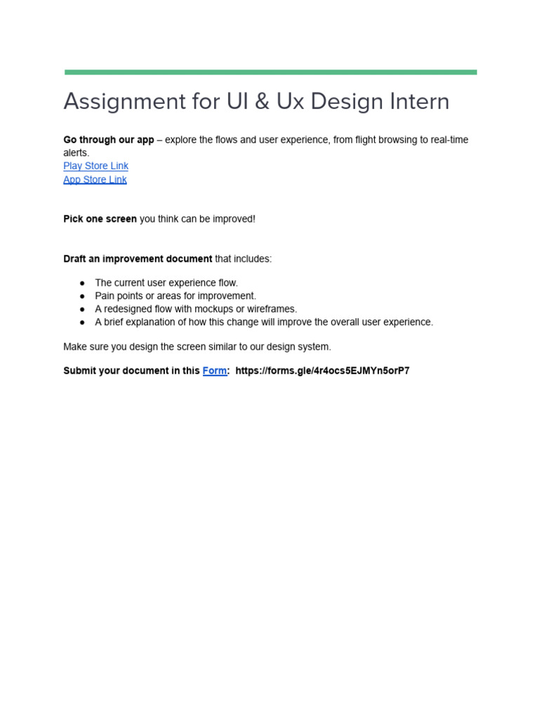 Hava Havai UX Design Assignment | PDF