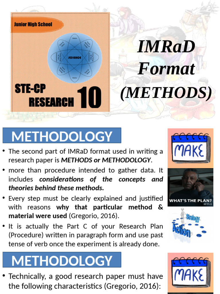 IMRaD FormatMethods | PDF | Methodology | Statistics