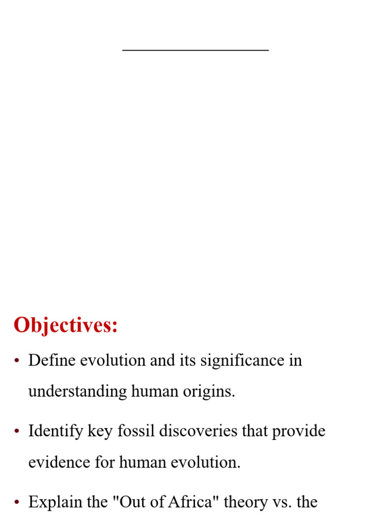 Sems2. Lec. 4 - Human Evolution | PDF | Ape | Human Evolution