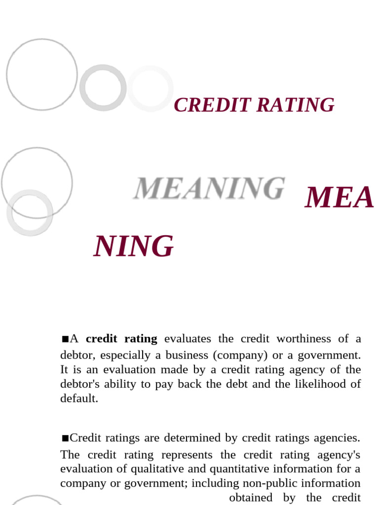 MCFS026 SM05 | PDF | Credit Rating | Bond Credit Rating
