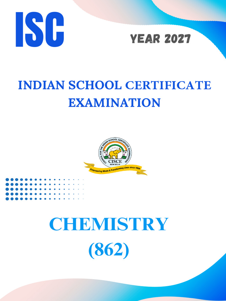 ISC Chemistry | PDF | Chemical Bond | Covalent Bond