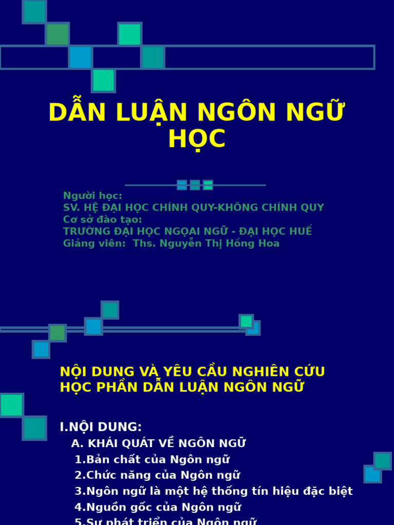 bai giang dlnn (1) | PDF