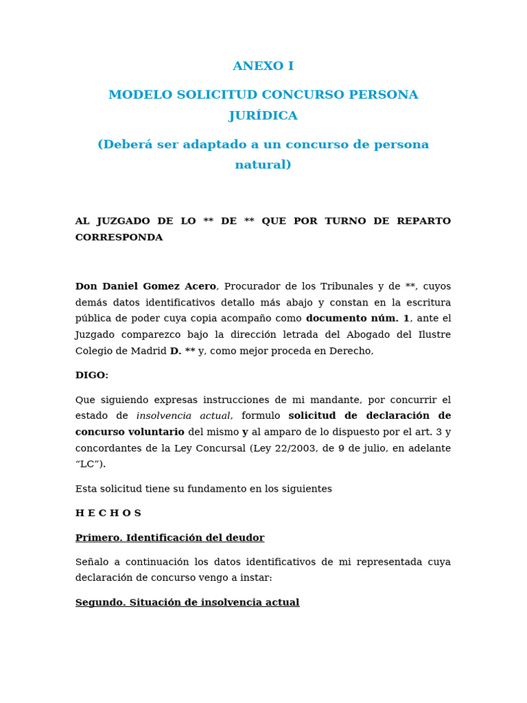 DC t3 Act Anexo | PDF | Contabilidad | Insolvencia