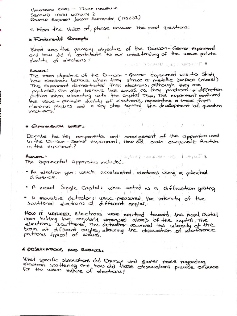 Second Idioma Activity | PDF