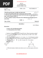 CXC Math Practice Booklet 2026 | PDF
