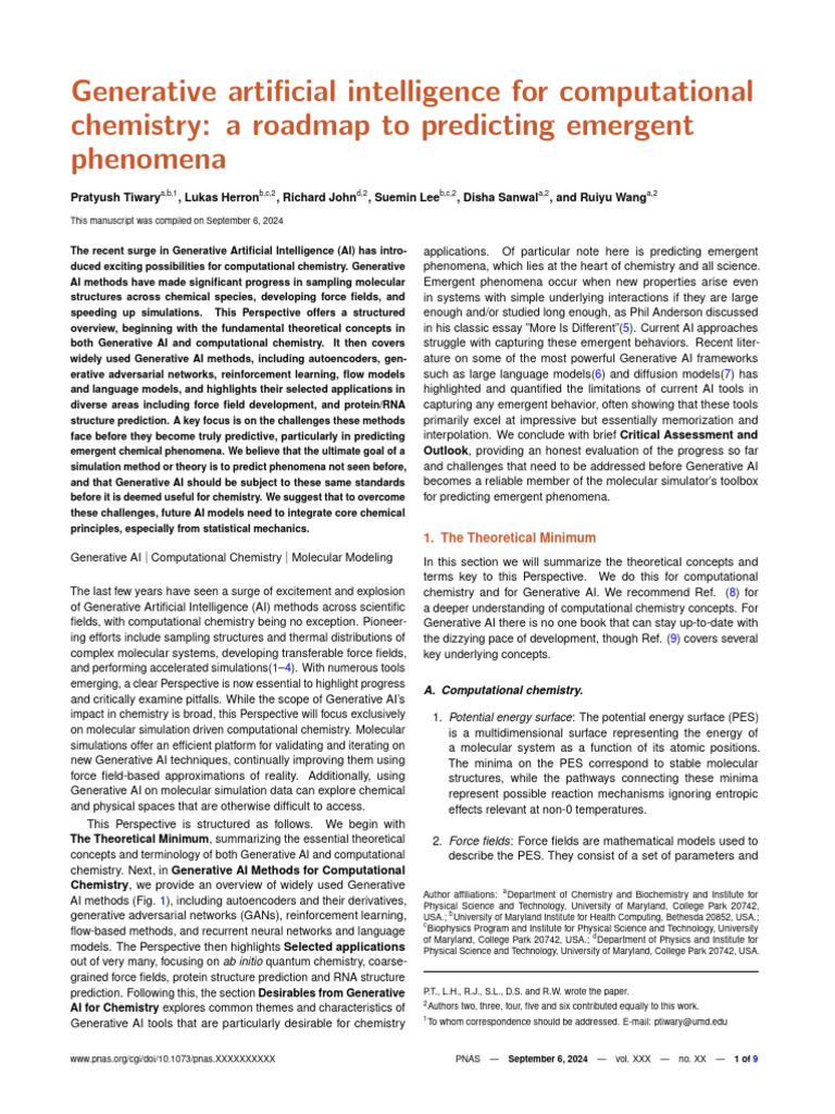 Computational Chemistry | PDF | Computational Chemistry | Molecular Dynamics