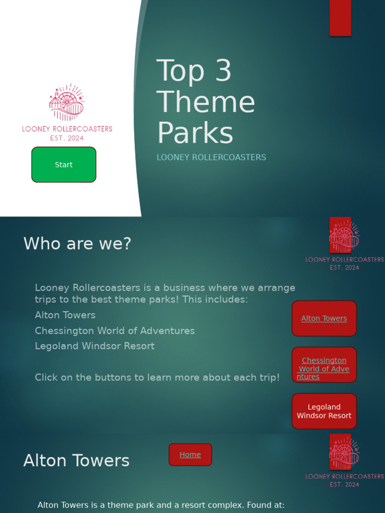 Looney Roller Coasters | PDF | Amusement Park