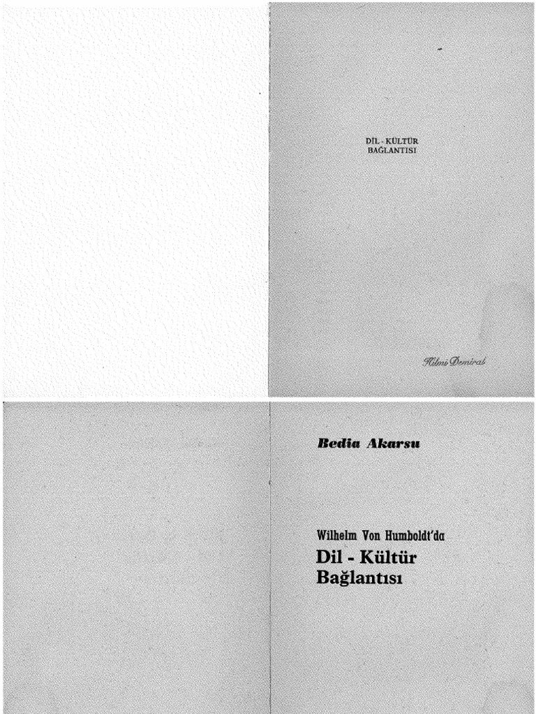 01-Dil Ve Kültür Bağlantısı - Bedia Akarsu | PDF