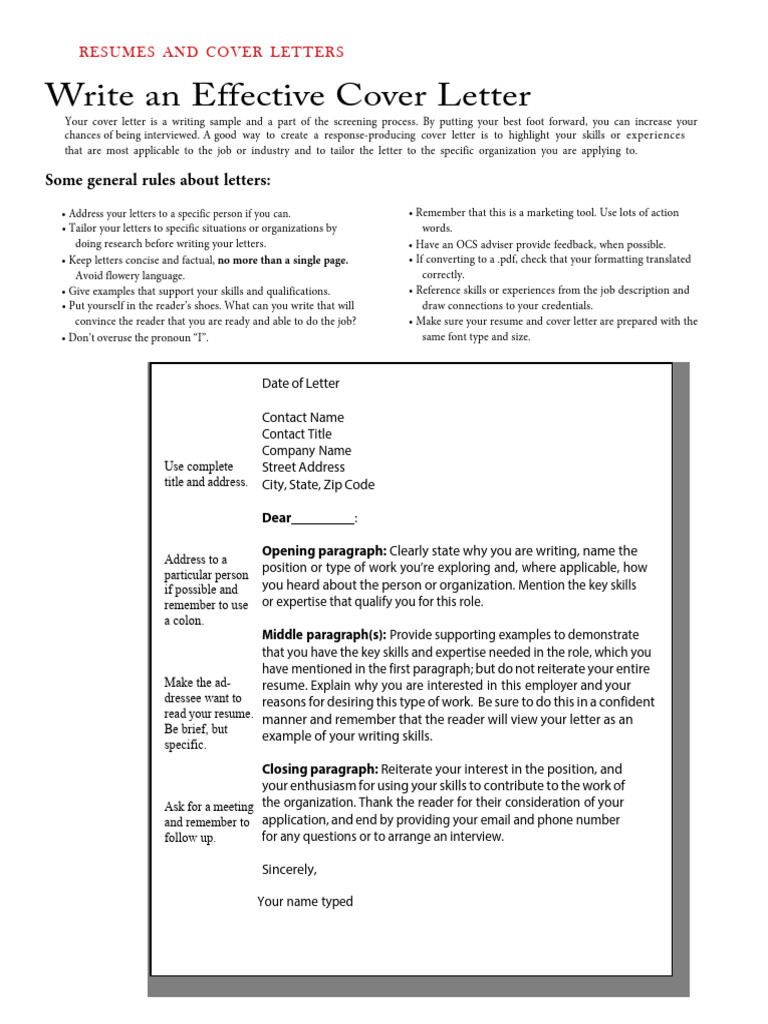 Harvard Cover Letter | PDF | Résumé