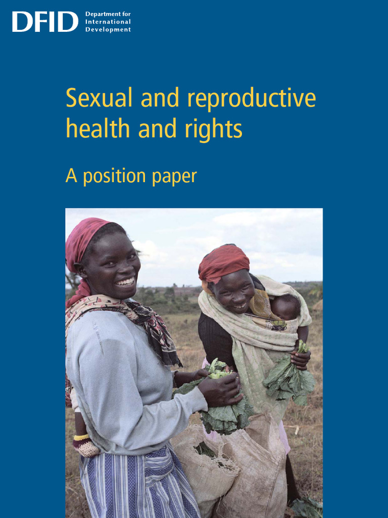 DFID Position on Sexual Health Rights | PDF | Family Planning ...