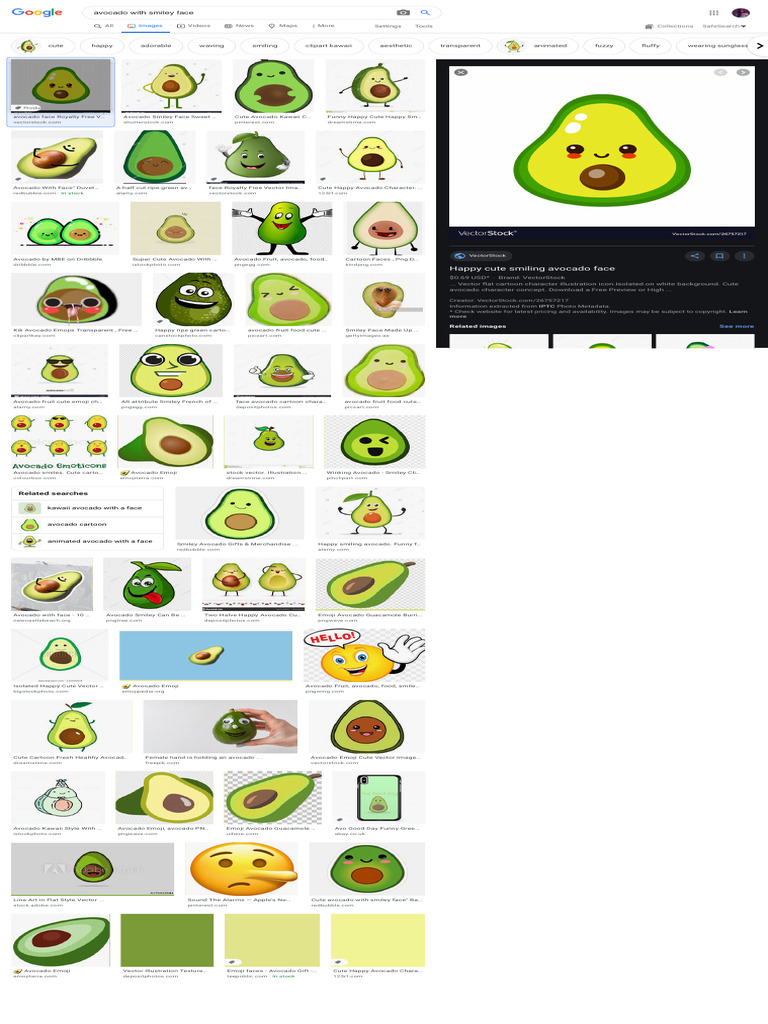 Avocado With Smiley Face - Google Search | PDF