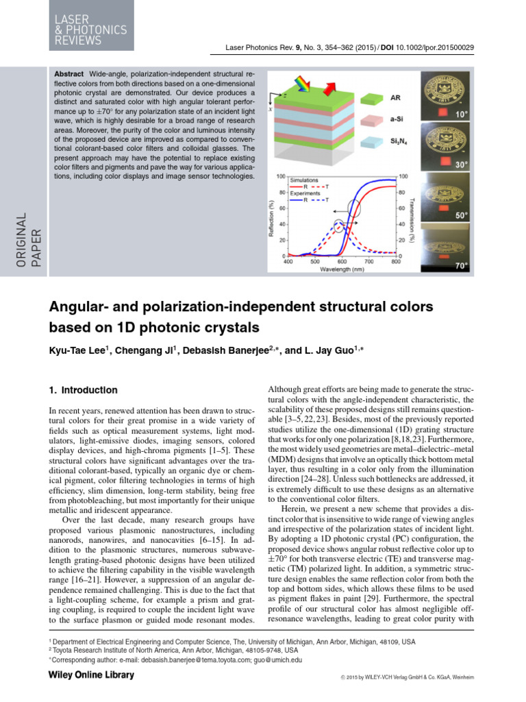 2015-05-15 Angular and Polarization Independent Structural Colors Based ...