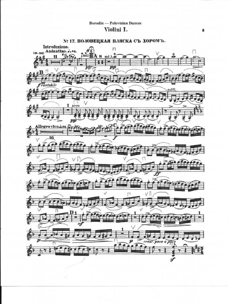 Polvtsian Dances Violin 1 Bowed | PDF