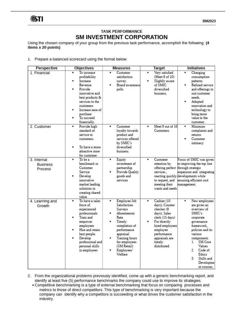 06 Task Performance 1 Group Work Converted Sustainability | PDF | Six Sigma | Business Process