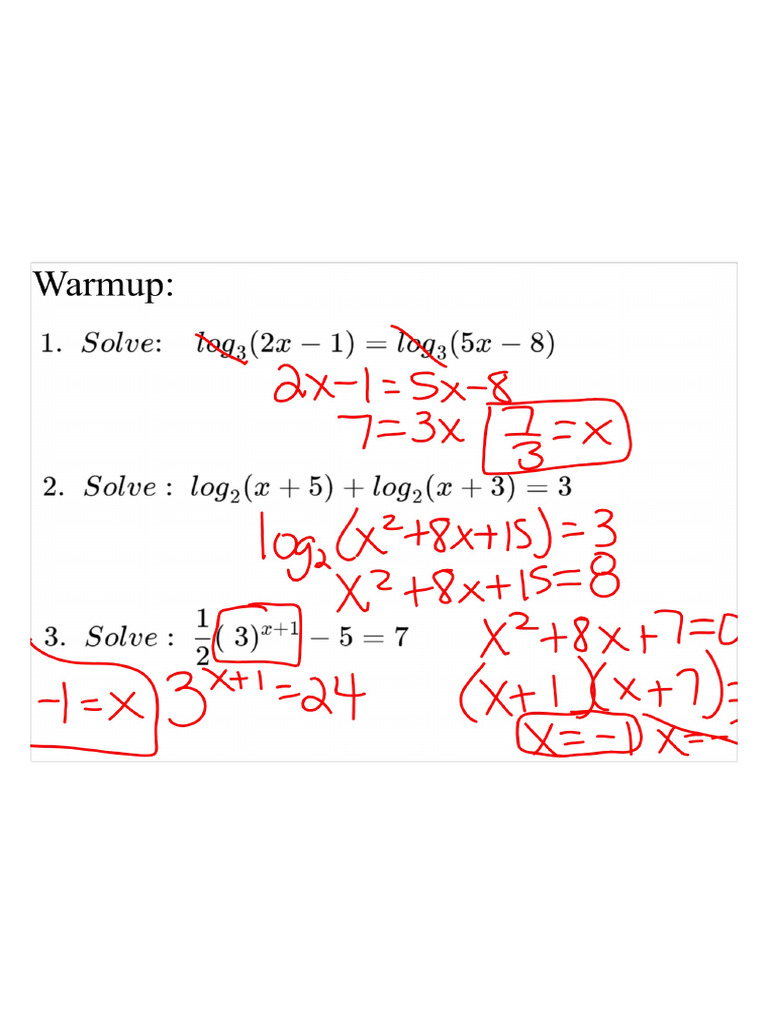 2 14 Logarithmic Function Context And Data Modeling Filled In Pdf