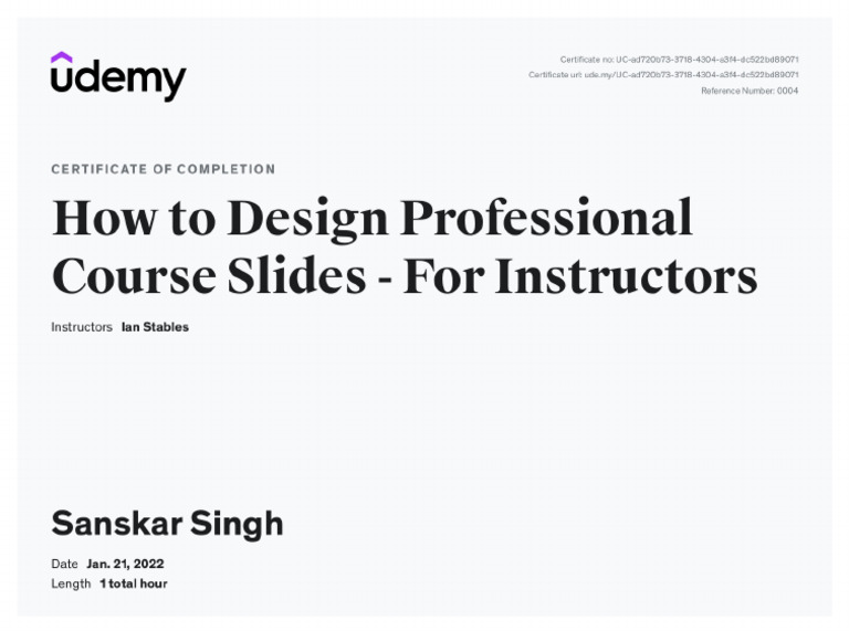 Design Professional Course Slides - For Instructors | PDF