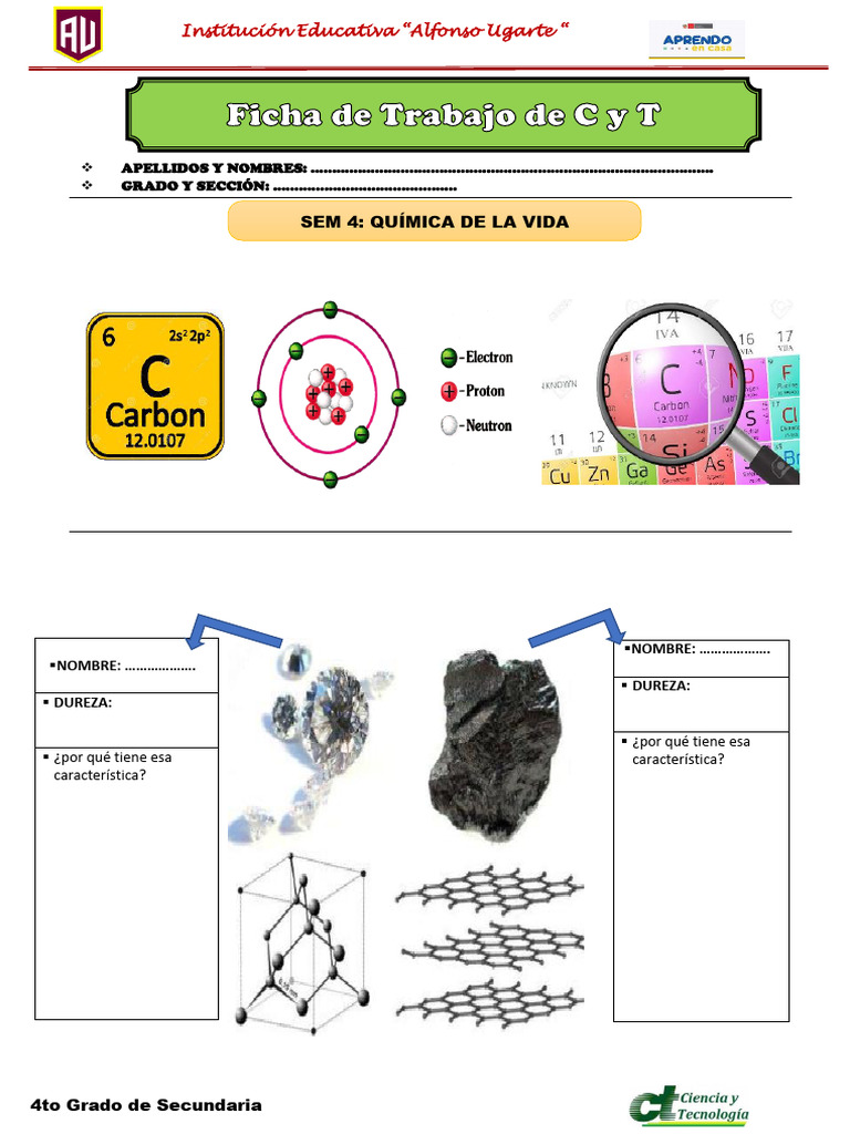 4° - SEM4 - FICHA DE TRABAJO - IMPRIMIR - RJ | PDF
