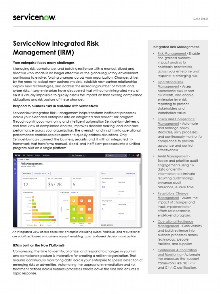 ds-Integrated-risk-management. | PDF | Regulatory Compliance | Risk ...