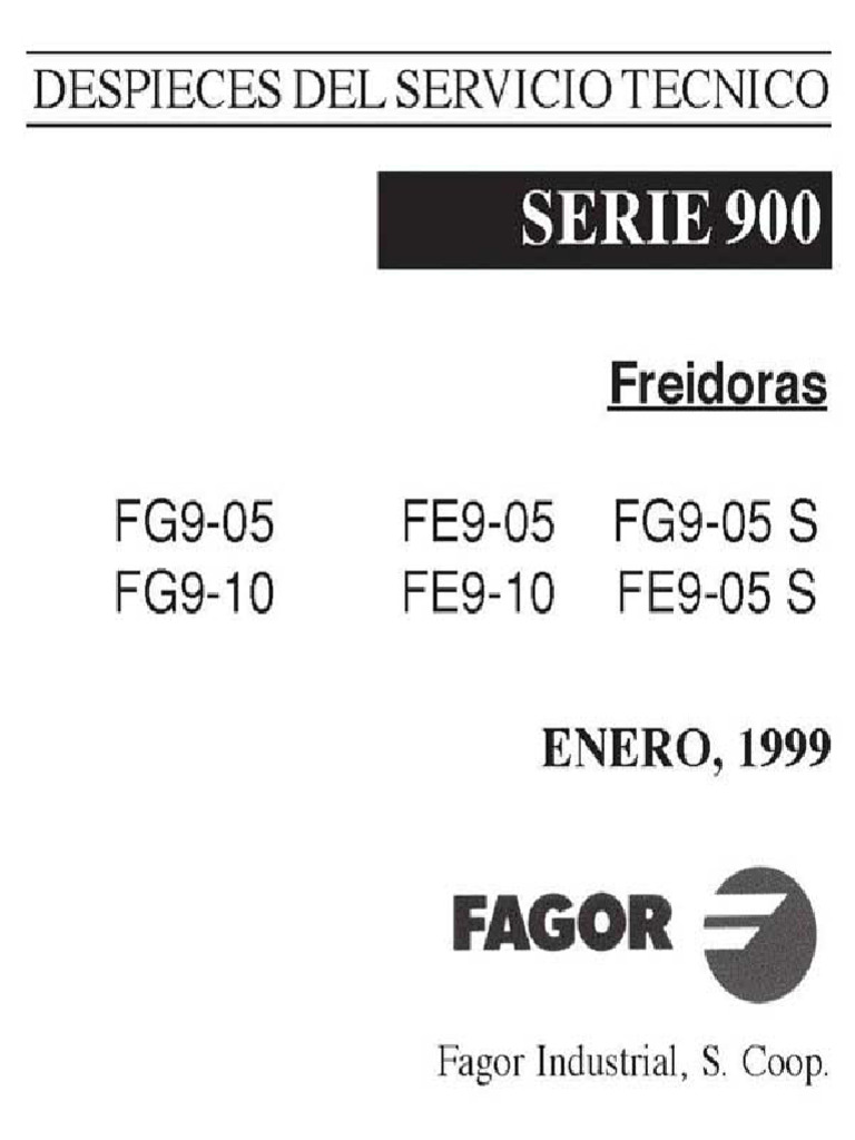 freidora-FE9-10 | PDF