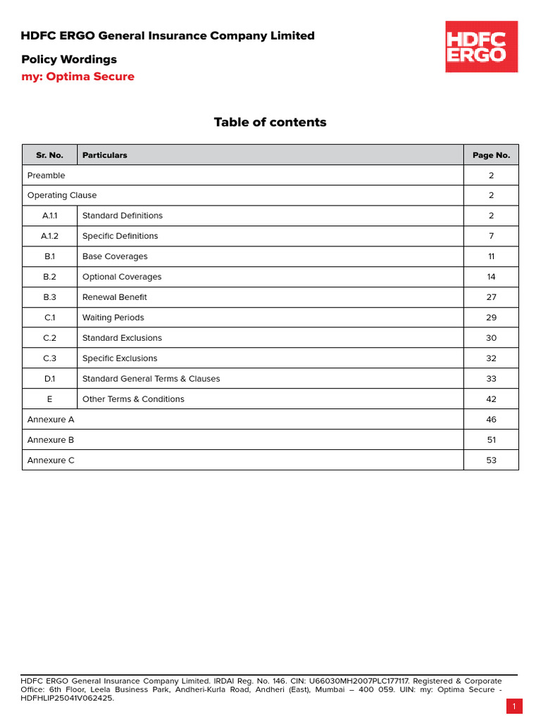 optima-secure-revision-pw (1) | PDF | Insurance | Hospital