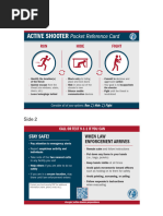 Active Shooter Response Guidelines | PDF | National Security