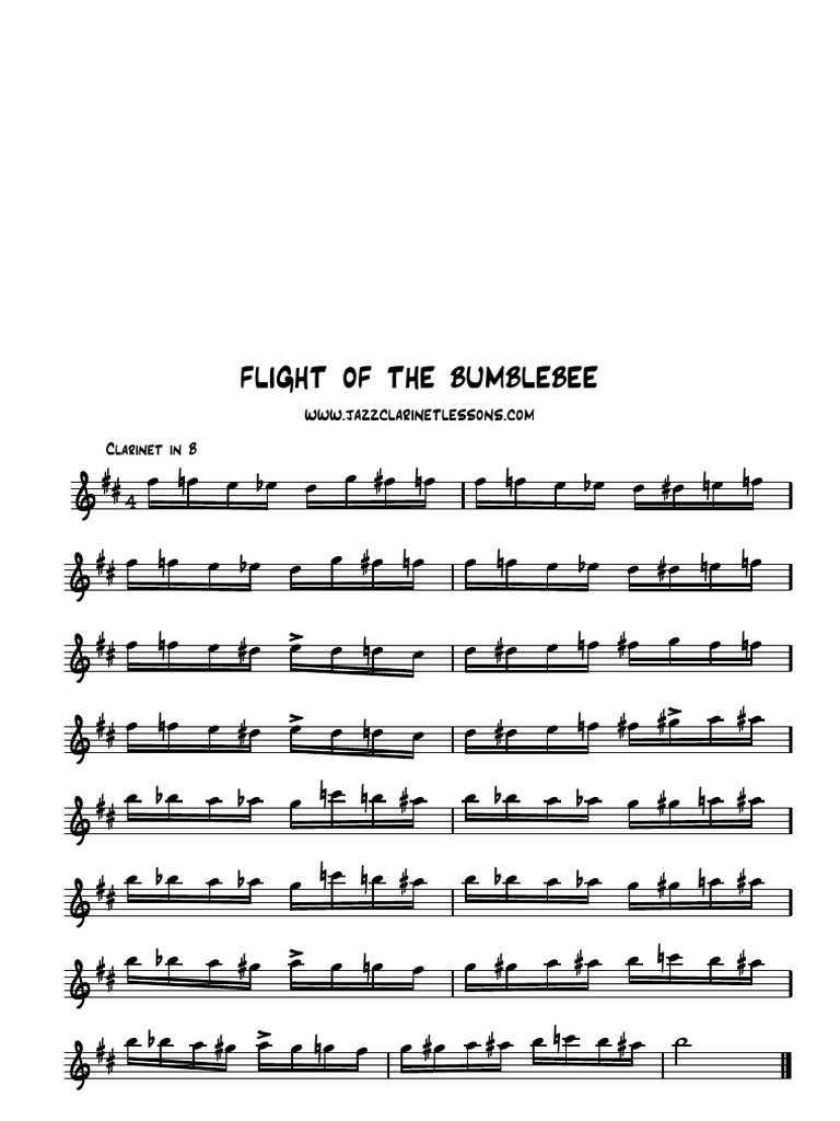 Flight of The Bumblebee | PDF