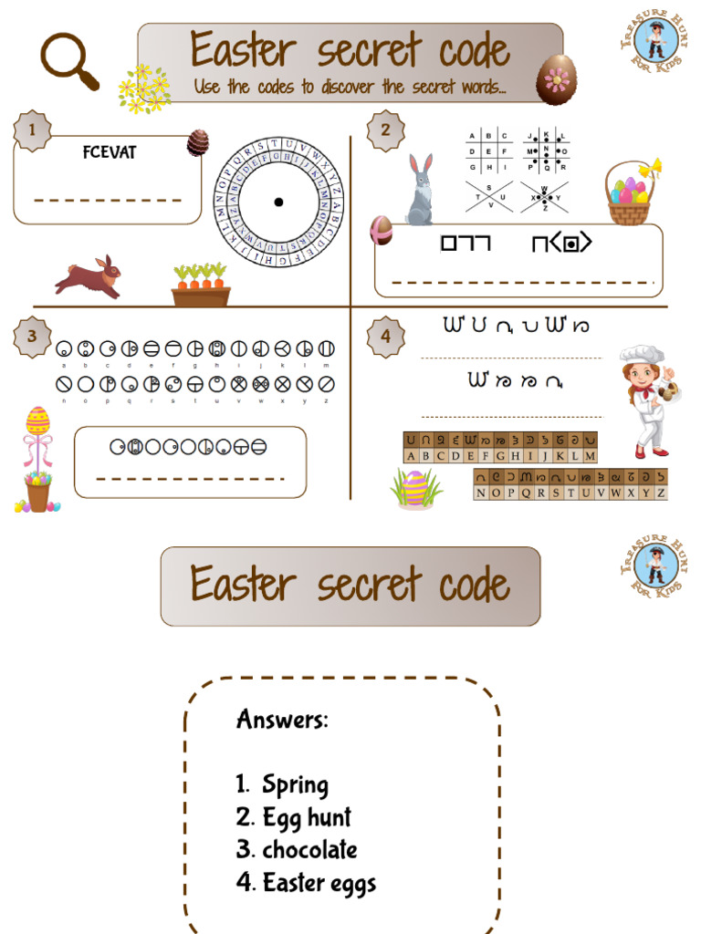 Easter Secret Code | PDF