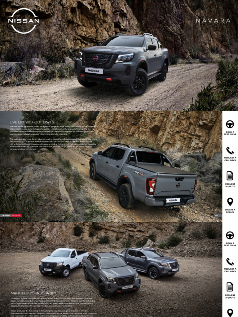 Nissan Navara Brochure | PDF | Automotive Technologies | Motor Vehicle