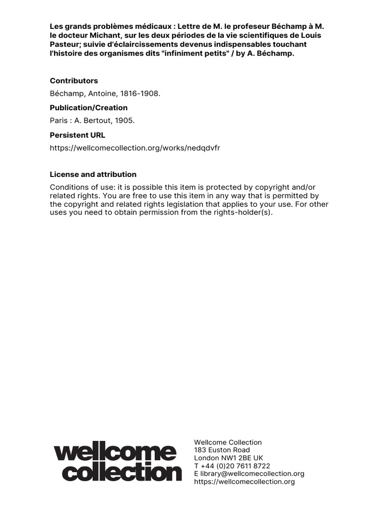 Document Béchamp 17 | PDF