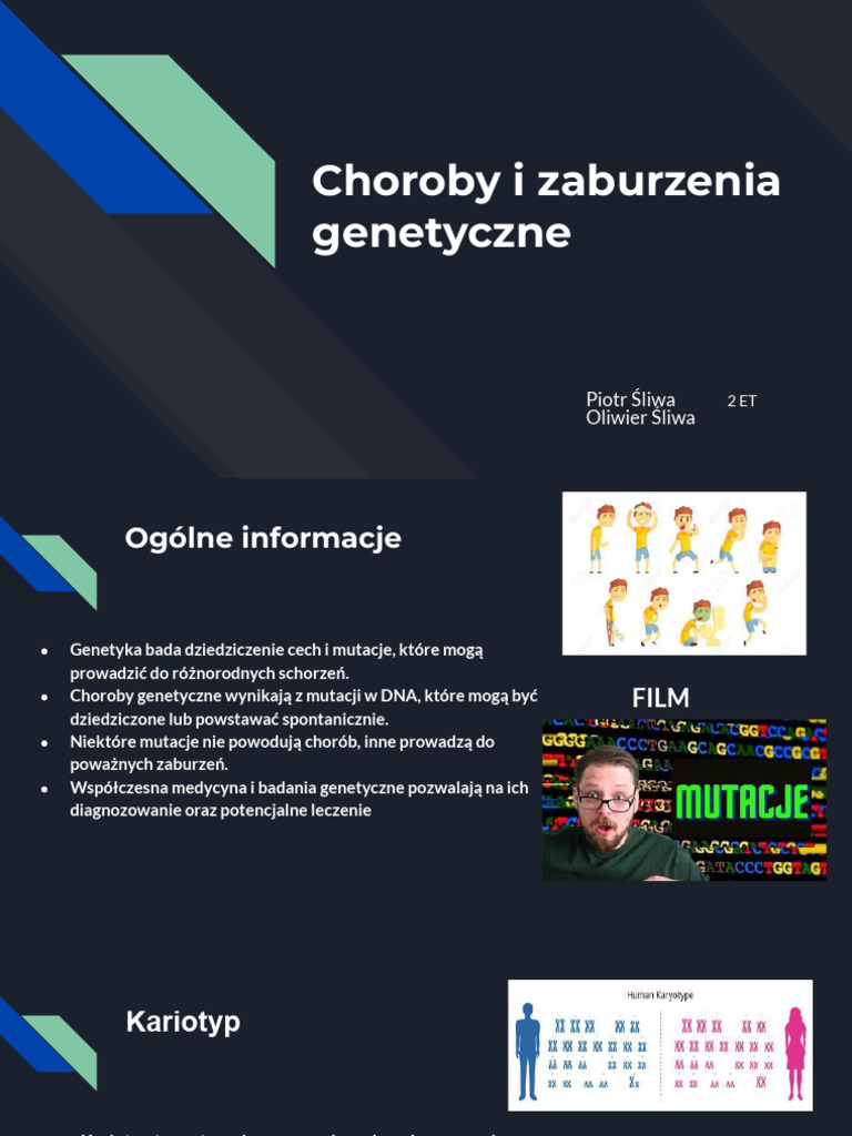 Choroby i zaburzenia Genetyczne | PDF