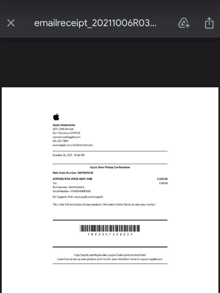 Receipt Check Anyone Have A Receipt To Check If This Looks v0 ...