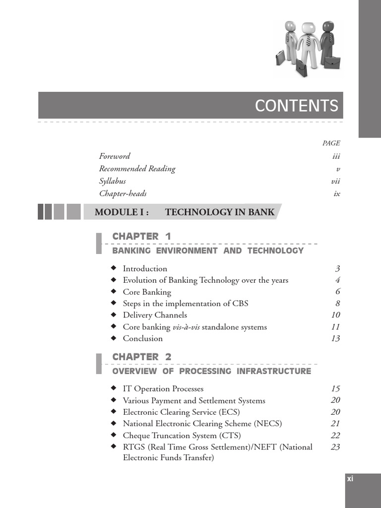 Information System For Banks (IIBF) 2017contents | PDF | Information Security | Computer Security