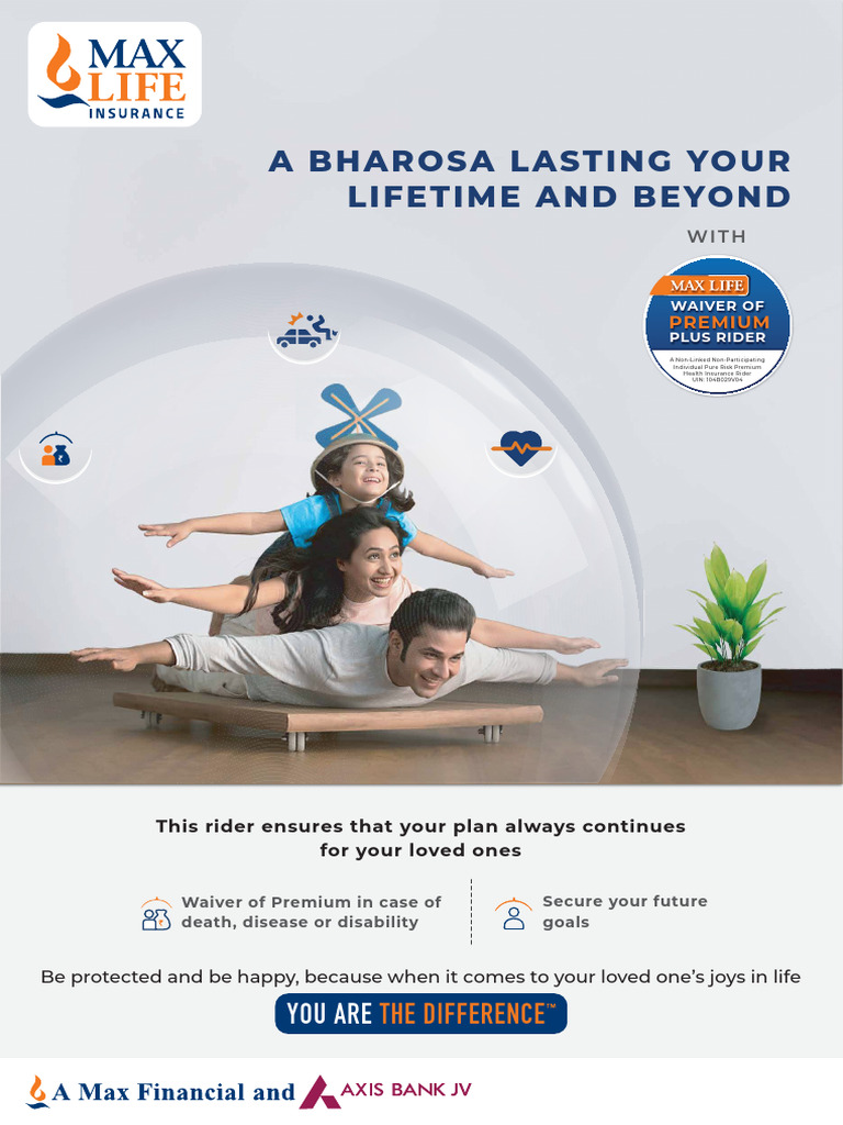 waiver-premium-plus-rider-leaflet | PDF | Insurance | Life Insurance