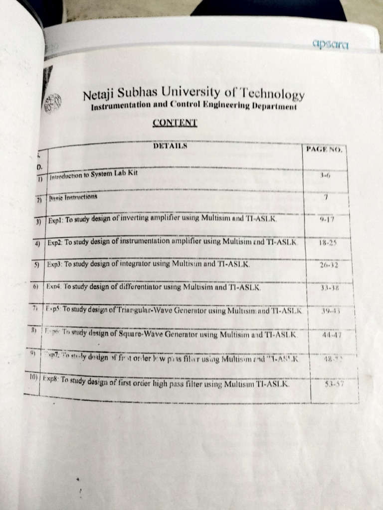 Analog System Lab Kit Overview | PDF | Electricity | Electronic Design
