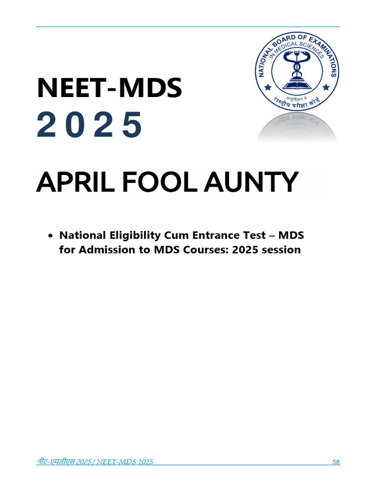Important Notice MDS PDF | PDF