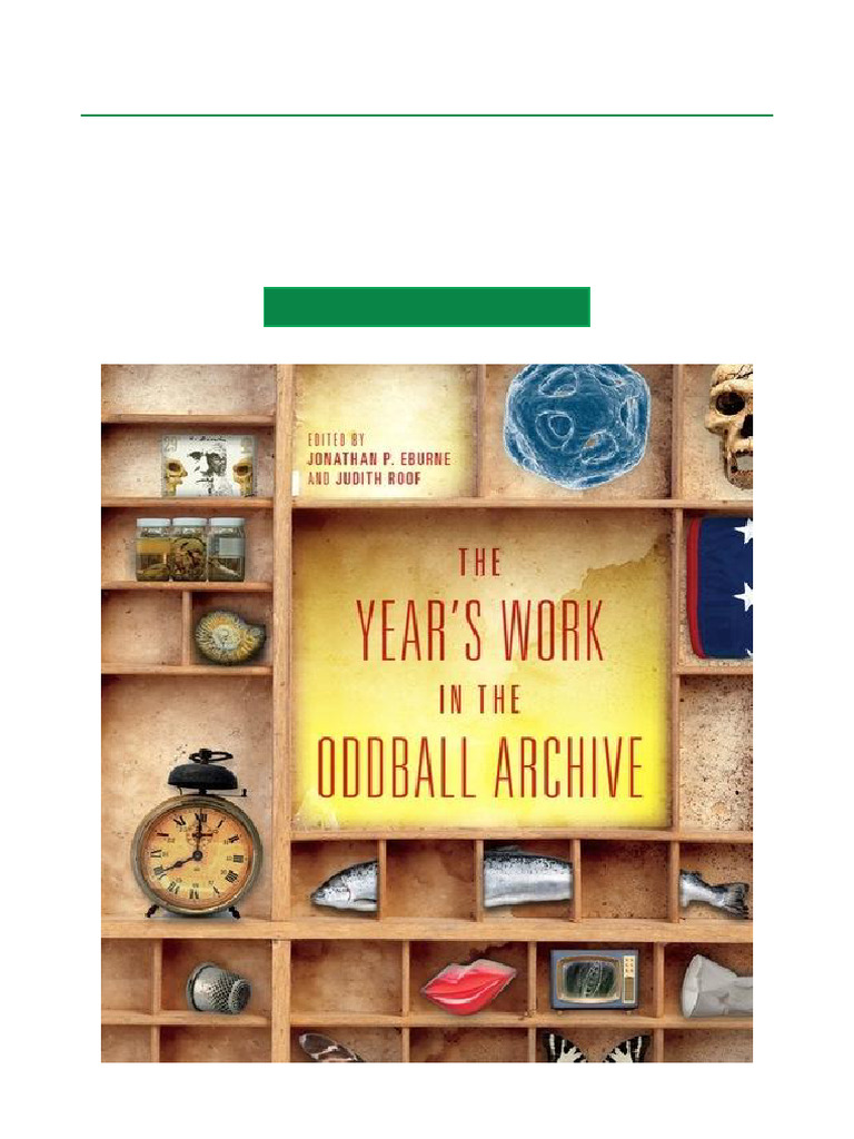 The Year's Work in The Oddball Archive Full Digital Edition | PDF