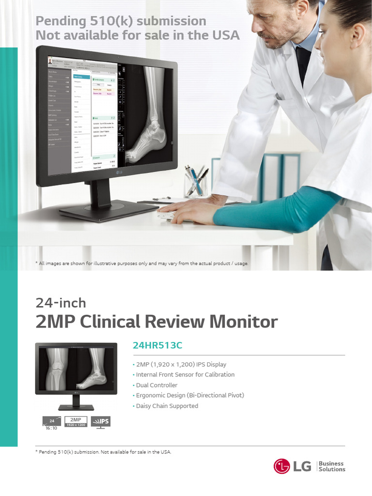 LG 24-Inch 2MP Clinical Review Monitor (24HR513C) | PDF | Computer ...