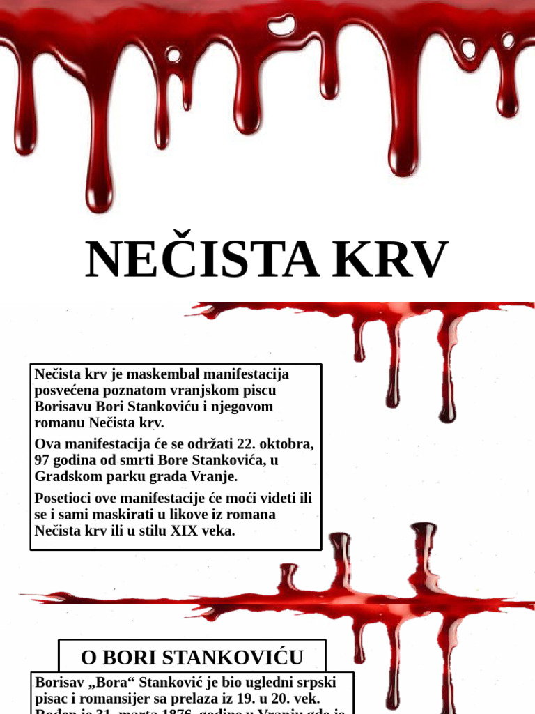Nečista KRV | PDF