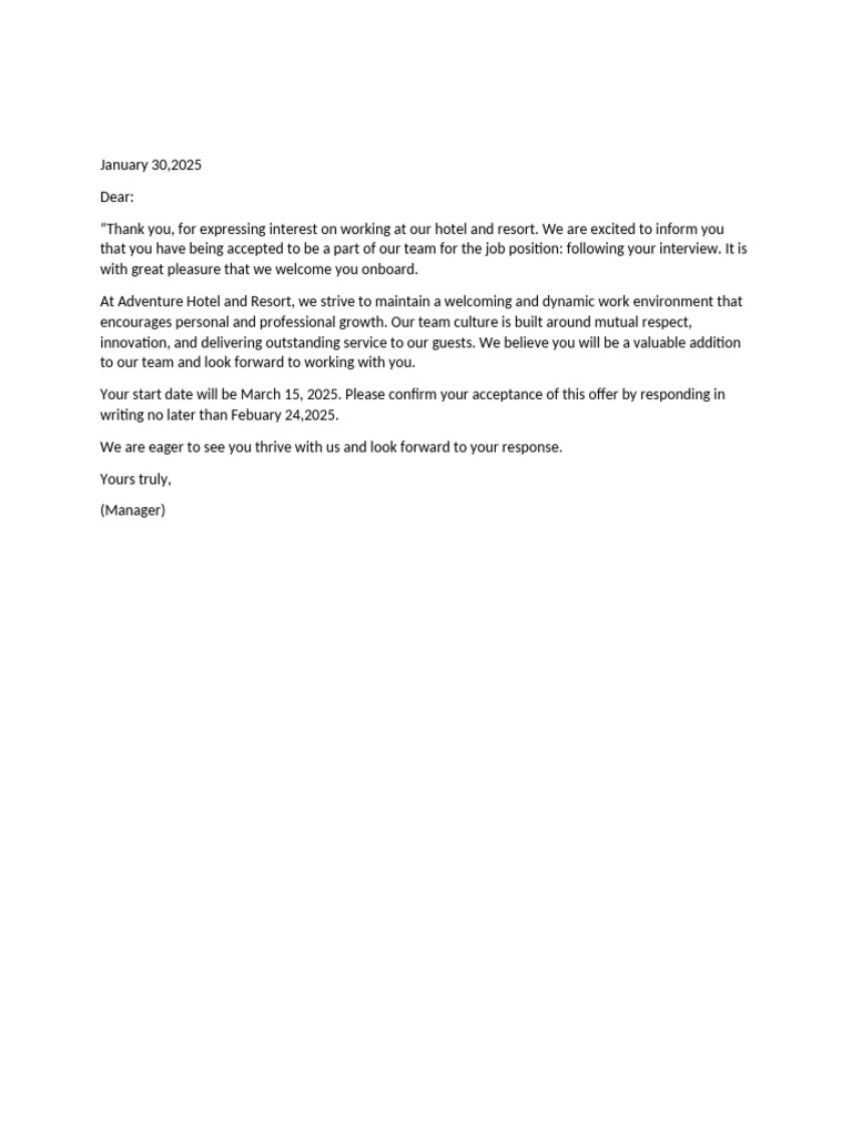 Primary Letter Without Tags | PDF