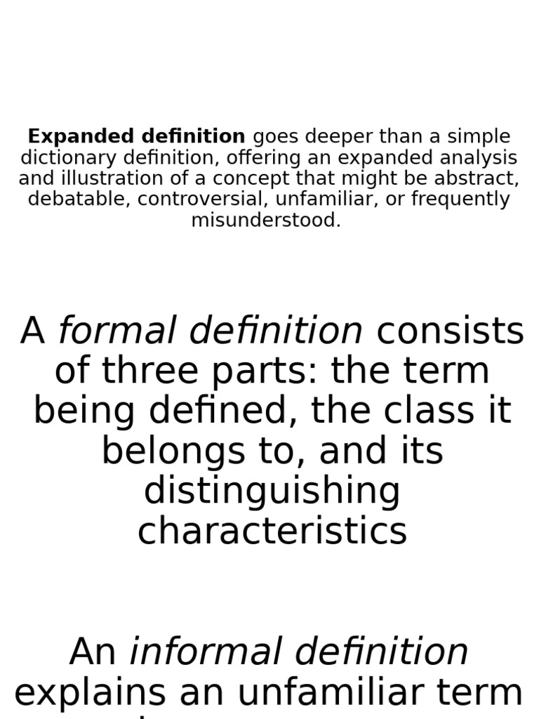 Expanded Definition | PDF | Arbitration | Definition