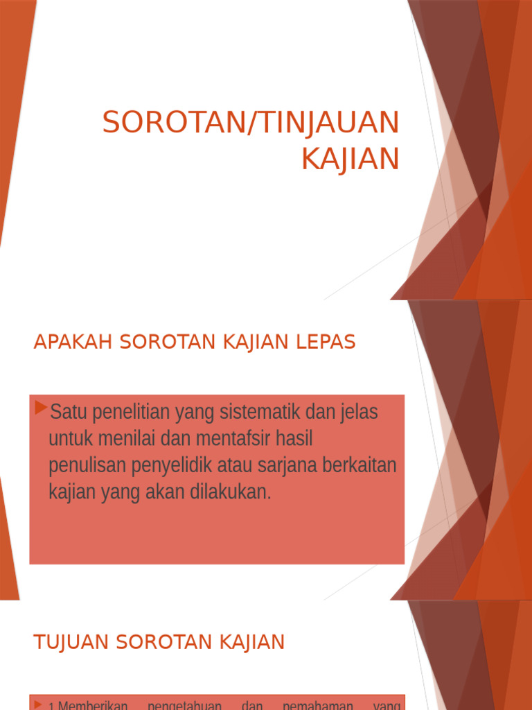 Sorotan Kajian Lepas dan Kelompongan | PDF
