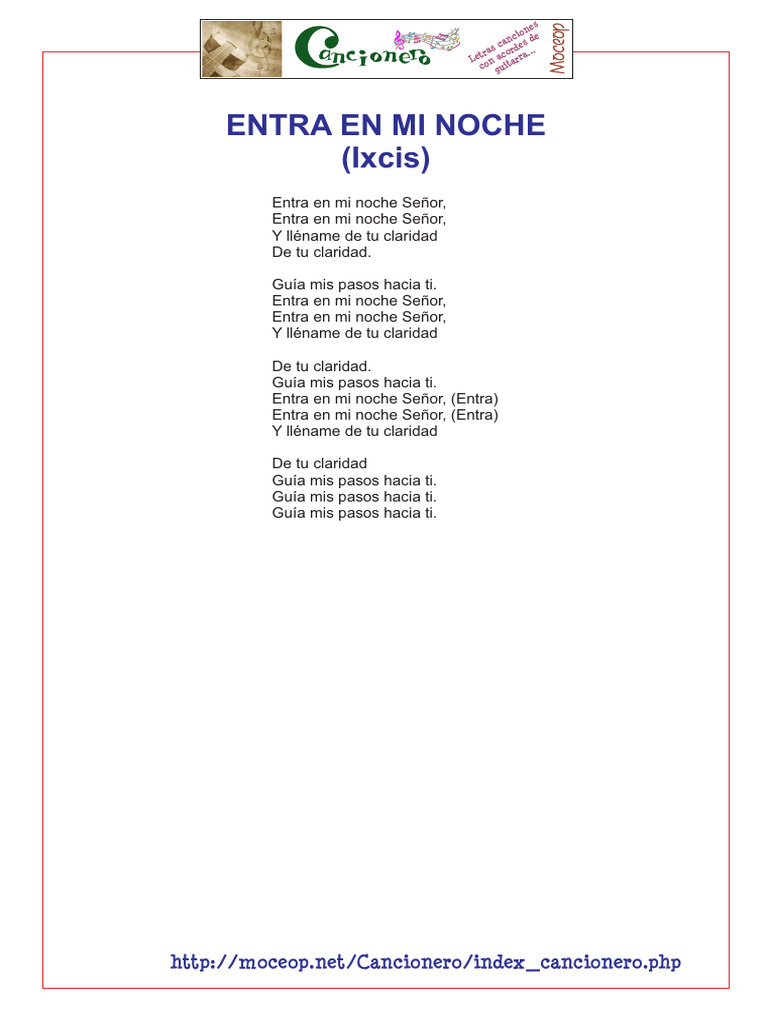 Entra en Mi Noche | PDF