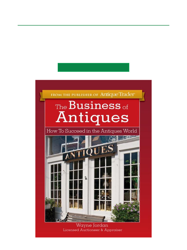 Guide to the Business of Antiques | PDF