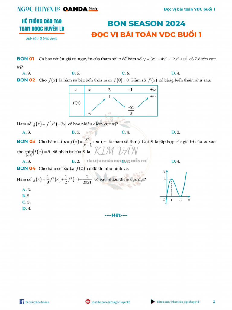[Ngá» c Huyá» n LB] Ä á» c vá» VDC buá» i 1-2-3 | PDF