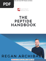 Peptide Cheat Sheet 2024 | PDF | Dose (Biochemistry) | Chemistry