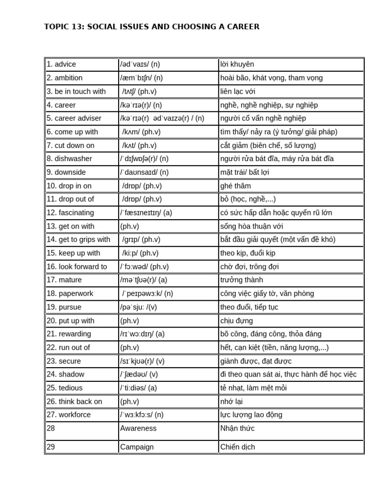 TOPIC-13.-VOCAB | PDF