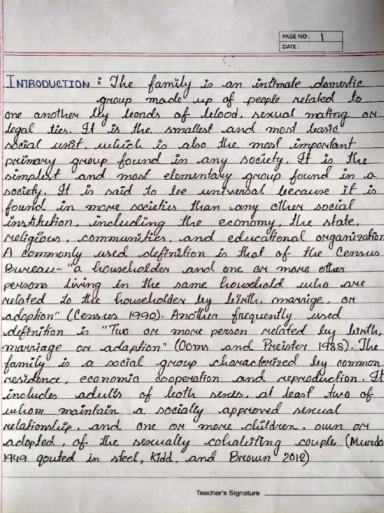 Family Environmental Scale Writeup | PDF
