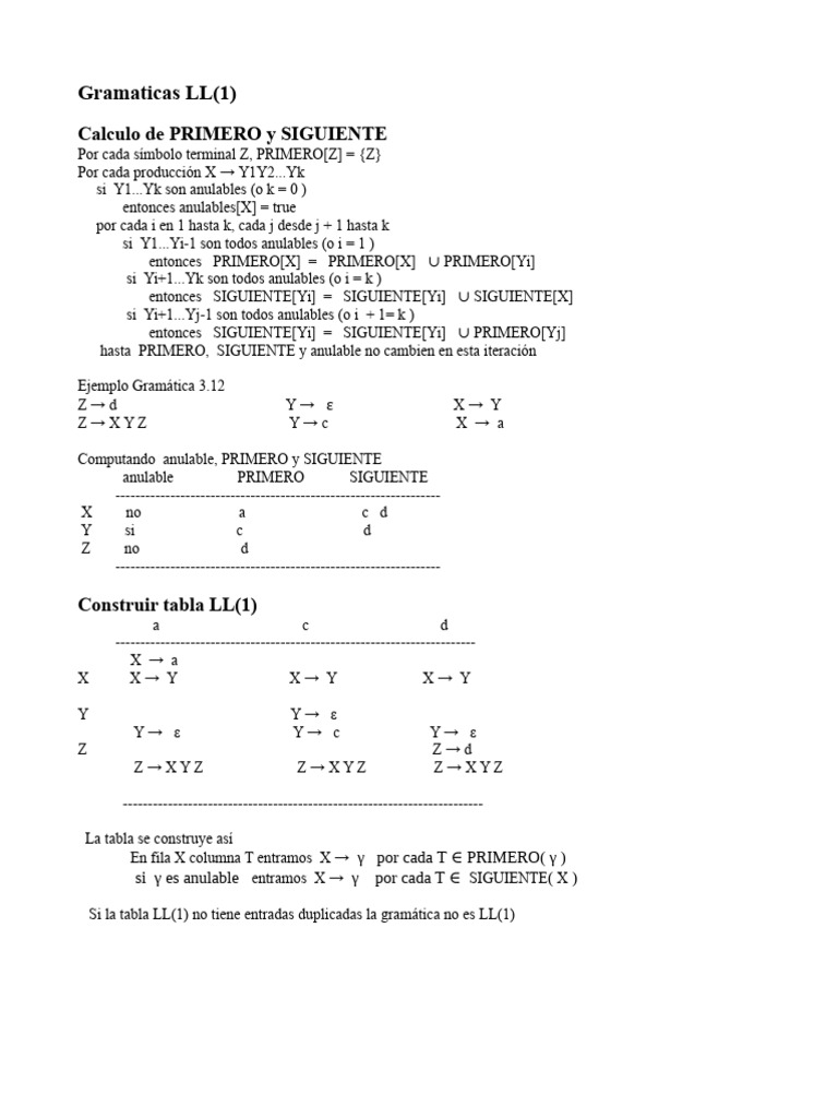 Icc234 LR Parsing 02 | PDF | Lingüística | Programación de computadoras