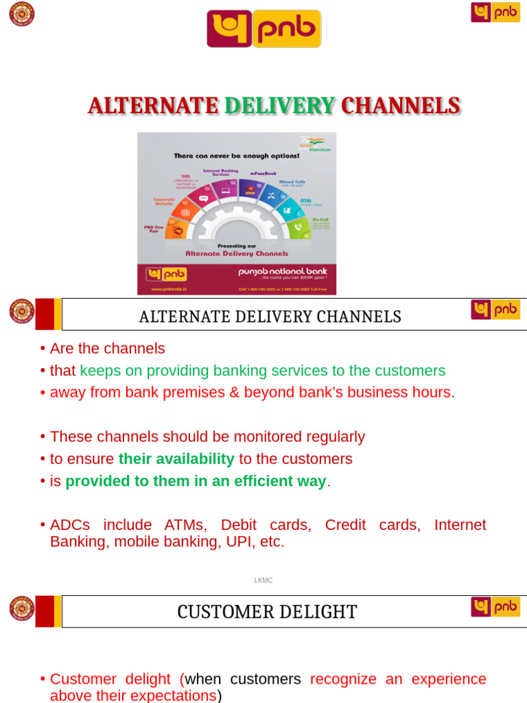 Alternate Delivery Channels | PDF | Automated Teller Machine | Banks